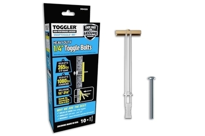Toggle Bolts: The $1 Fix to Hanging on a Hollow Wall | Reviews by ...